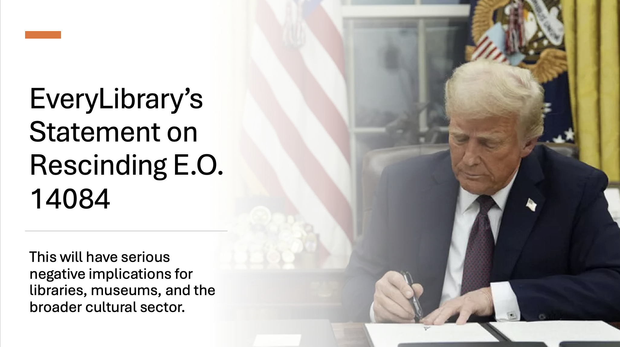 Statement on Rescinding E.O. 14084 - EveryLibrary